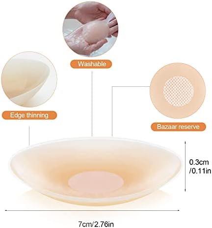 Sternstunde Nippelpads - [5 Paar] Ultra Dünne Damen Nippel Covers ...