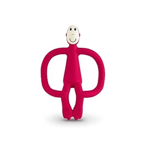 Amazon.com : Matchstick Monkey Teething Toy, Rubine Red : Baby