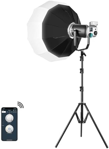 Amazon.com : GVM 200W LED Video Light with Lantern Softbox, SD200B ...