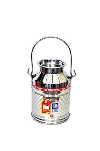 GOODGRIEF 5 Litre Milk CAN,Milk Pot,Milk Container,Milk Storage,Honey ...