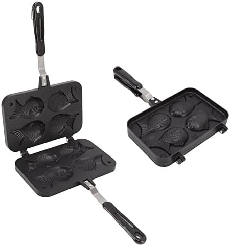 Amazon.com: Taiyaki Fish Shape, Non Stick Double Baking taiyaki maquina ...