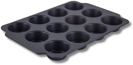 Scoville Ultra Lift 12-Cup Muffin Tray for Oven, Non-Stick Baking Tray ...