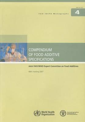 Compendium of Food Additive Specifications Jecfa Joint Fao/Who Expert ...