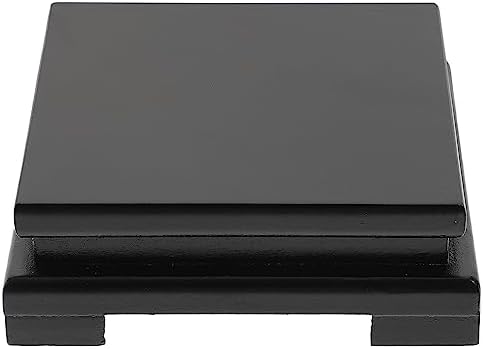 TOPBATHY Square Wooden Plinth Stand for Ornaments, Wooden Display Base ...