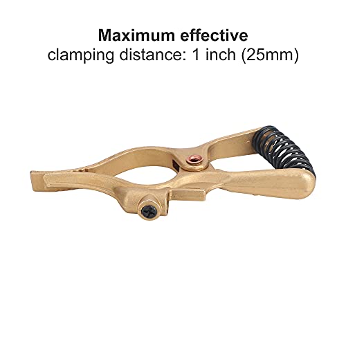Snapklik.com : Hynade Brass T-Style Welding Ground Clamp 300-Amp Wide ...