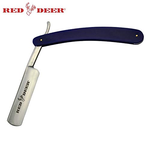 Amazon.com : Red Deer Blue Handle Vintage Red Deer Shaving Barber ...