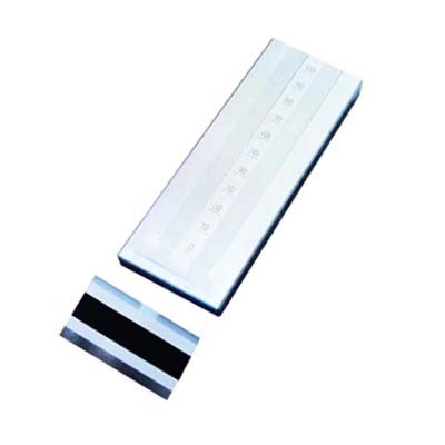 CGOLDENWALL Fineness Gauge Meter Single Groove Scraper Fineness Plate ...