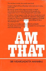 I Am That: Maharaj, Nisargadatta: 9780856554063: Amazon.com: Books