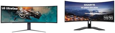 Amazon.com: LG 49" Ultragear DQHD (5120x1440) Curved Gaming Monitor ...