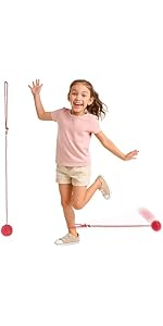 Amazon.com: Just Jump It Original Retro Ankle Skipper Skip Ball Jumping and Skipping Toy for ...