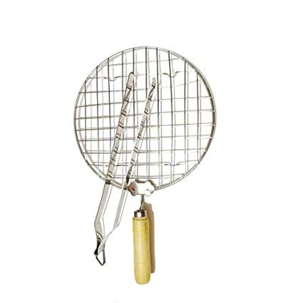 Buy KARARI MART Roasting Net with Steel Tong,Stainless Steel Wire ...