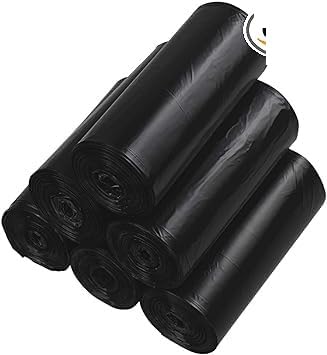 CSEnterprisesin Biodegradable Black Garbage Bag - 19x21,(6X30=180 ...