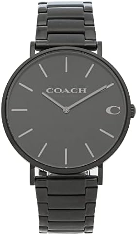 Amazon | コーチ COACH 腕時計 メンズ 男性用 紳士用 チャールズ Charles 41mm グレー文字盤 シリコンラバーベルト ...