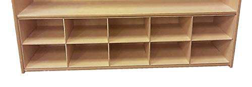 Amazon.com: ABC Company Cubby Inserts, Natural Wood Tone, 10 Cubby ...