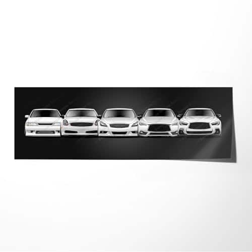 Amazon.com: JDM Import tuner Concept Art Rendering For G20 G35 G37 Q50 ...