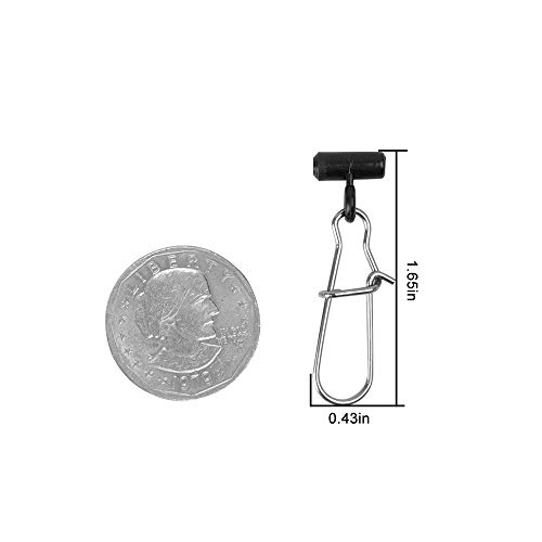 Snapklik.com : Sinker Slides, 100 Pack Duo Lock Snap Sliding Swivels ...