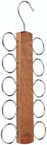 LMSAWK Scarf Hanger Wooden, Scarf Holder for Closet Organizer and ...