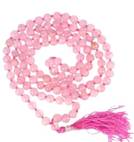 Venus Gems Gallery Rose Quartz Mala 108 Beads Original Certified Pure ...