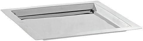 Amazon.com | Elegance Square Tray, 11 by 10-Inch, Silver: Serving Trays