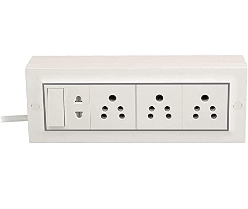 Buy Lamber Spike Buster Fitted with 3 5 A Sockets and 1 Switch with 3 m ...