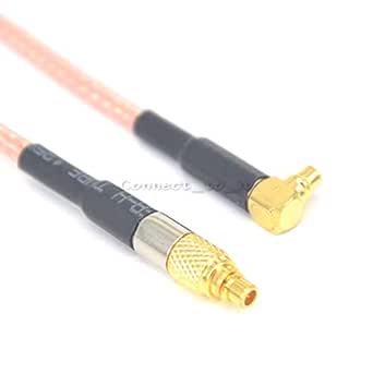 Amazon.com: Generic MMCX Male Straight to MMCX Male Right-Angle Connector Cable Pigtail RG 316 ...
