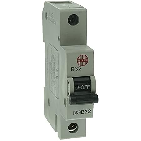Wylex 32 AMP TYPE B 6kA MCB CIRCUIT BREAKER NSB32 STOTZ : Amazon.co.uk ...