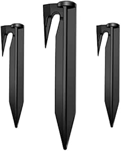 Amazon.com : RASENFREUND 100 PCS Universal Plastic Boundary Wire Stakes ...