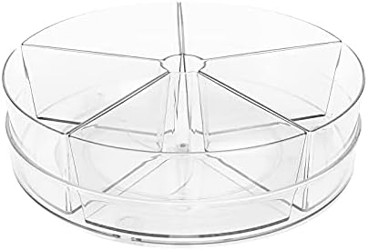 Amazon.com - BINO Plastic Round Turntable Organizer with 5 Compartments ...