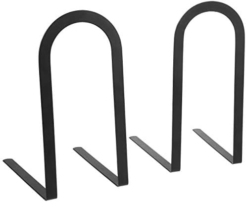 Amazon.com: Harloon 2 Pieces Boho Arch Wood Bookends Rainbow Wood Book ...