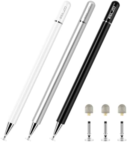 ELZO Touch Screen Stylus Pens, 2-in-1 Universal Stylus Pen High ...