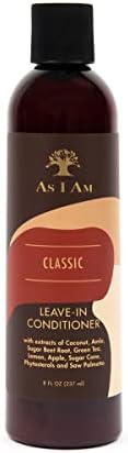 Amazon.com : As I Am Leave-In Conditioner, 237ml/8 fl oz. : Standard ...