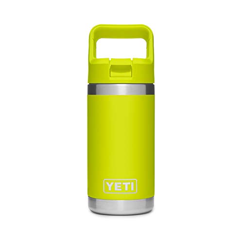 YETI Rambler Jr. 12 oz Kids Bottle, with Straw Cap, Chartreuse – BigaMart