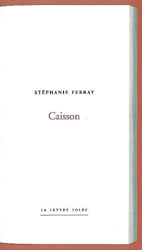 Amazon.com: Caisson (French Edition): 9782873173524: Ferrat, Stephanie ...