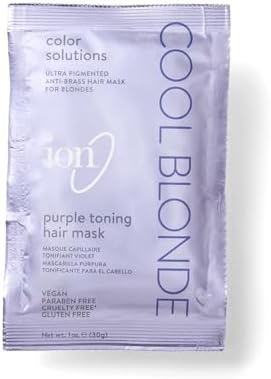 Amazon.com: Ion Purple Toning Mask for Blonde hair, corrects and ...
