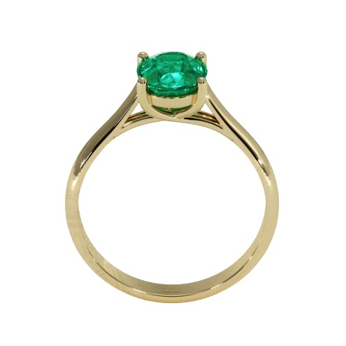 QUARA Gems Natural 5 Ratti Emerald Ring Original Certified Panna Ratan ...