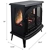 Amazon.com: Modern Ember Harlowe Freestanding Electric Fireplace Stove ...