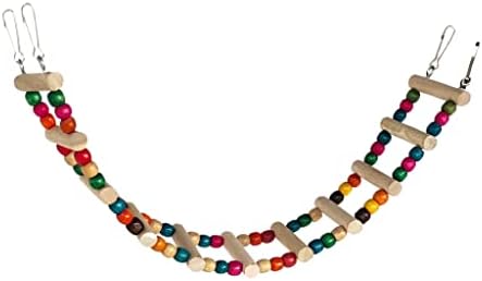 KSK 11 Steps Bird Toys 23 inch Wood Bird Ladder, Step Parrot Ladder Swing ,Chewing Toys, Bridge ...