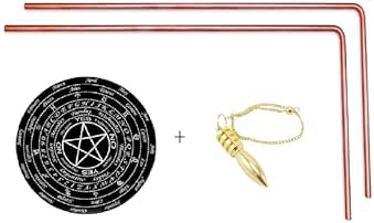 Amazon.com: TREEMAISON Copper Dowsing L Rods Pair | Aura Energy Checker ...