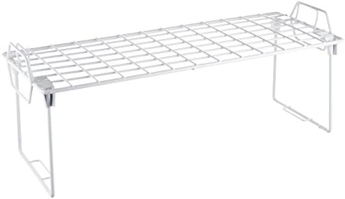 Amazon.com: Whitmor Stackable Wire Shelf Organizer, Metal Cabinet ...