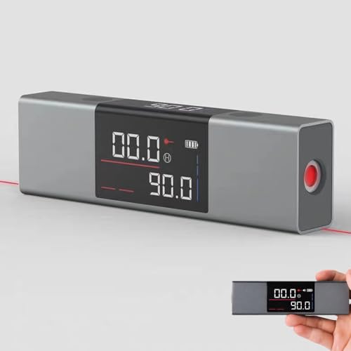 Digital Inclinometer Protractor 4 * 90 Digital Dual Laser Angle Finder ...