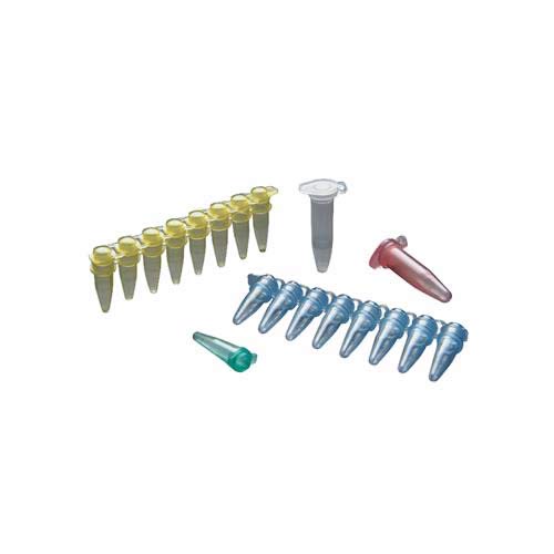 MBP Natural Flat Strip Caps for 0.2ml Capacity 8 Strips PCR Tube (Case ...