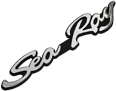 Amazon.com: 1Pc for Sea Ray SEARAY Script Emblem Badge Boat Logo Self ...