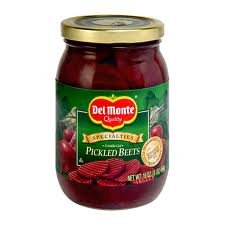 Amazon.com: Del Monte Crinkle Cut Pickled Beets 16oz Glass Jar (4 ...