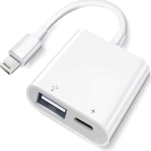Amazon.com: [Apple MFi Certified] Apple Lightning to USB Camera Adapter ...