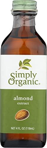 Amazon.com: Simply Organic Almond Extract, Certified Organic | 4 oz ...
