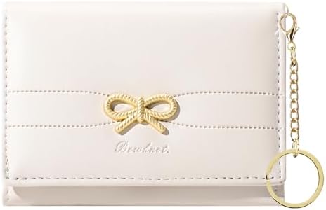 Amazon.com: Sunwel Fashion Cute Coquette Bow Wallet with Key-chain ...
