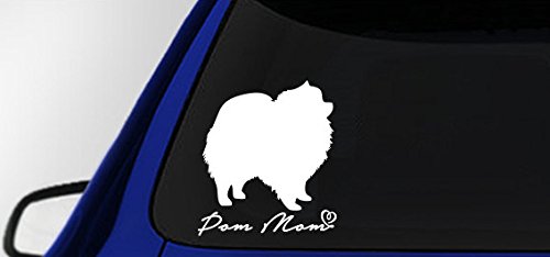 Pom Mom Decal Vinyl Sticker|Cars Trucks Vans Walls Laptop| White |5.5 x ...