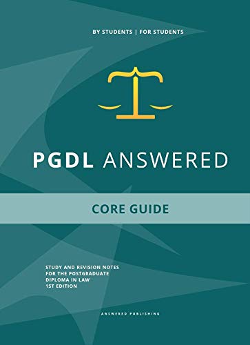 PGDL Answered - Core Guide - Updated November 2020: unknown author ...