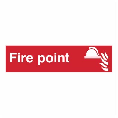 FIRE POINT - Safety Sign Sticker |Waterproof Sticker : Amazon.in ...