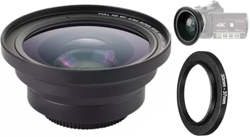 Amazon.com : HD 16k FISHEYE Fish-Eye Lens for Sony HCR-CX100,CX110 30 ...